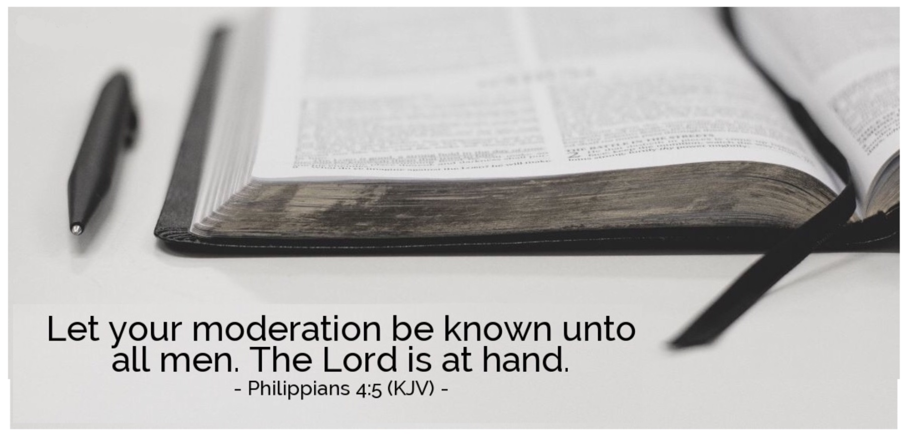 The Lost Virtue of Moderation – Hope Christian Discipleship